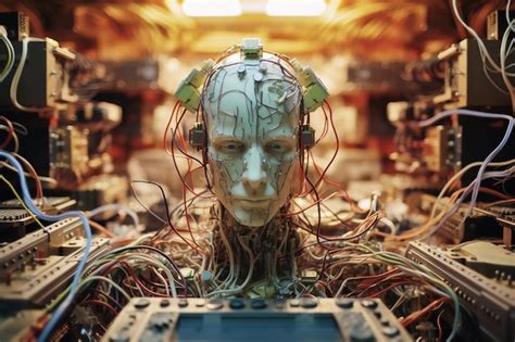 Premium Ai Image Ai And Computers Concept