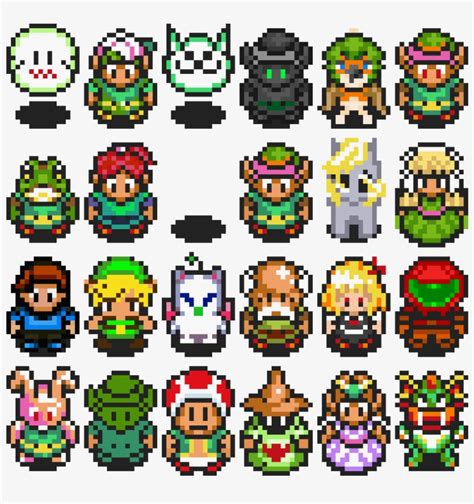 Zelda Sprites 8 Bit