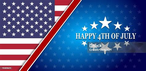 Happy 4th Of July Usa Independence Day Header Or Banner Background