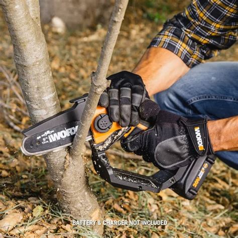 Worx V One Handed Chainsaw Wg E