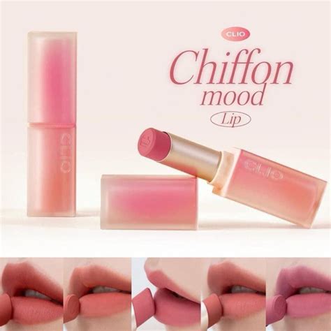 New Model 07 11 Clio Chiffon Mood Lip Limited Edition Shopee
