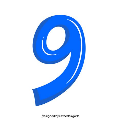 Number 9 Clip Art Number Nine Worksheet Stock Illustrations 585