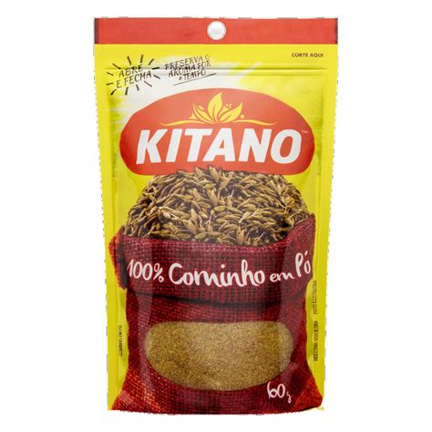 Cominho Em PÓ Kitano 60g Donizete Distribuidora De Alimentos