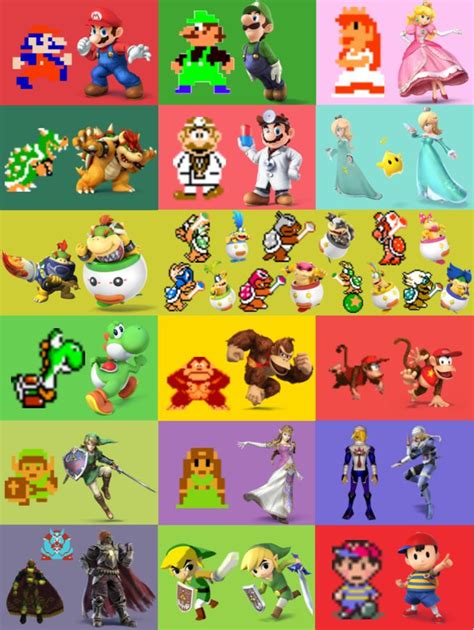Classic Nintendo Characters
