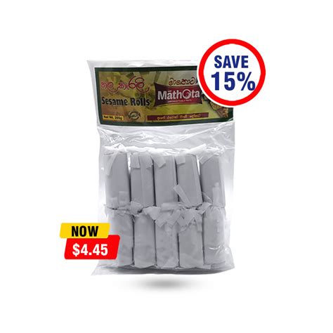 Mathota Sesame Rolls 200g The Best Sri Lankan Shopping Experience