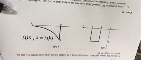 Solved Compute The Output Y T For A Continuous Time LTI Chegg