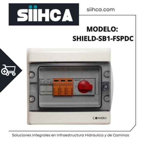 🔧 Caja De Protección Para Corriente Directa Shield Sb1 Fspdc 1 000