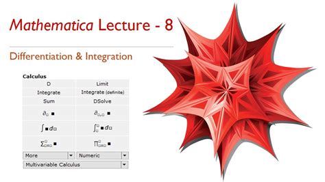 Derivative Integration In MATHEMATICA Tutorial YouTube