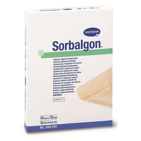 Кальций-альгинатная повязка SORBALGON 10x10 см купить в Самаре, цена