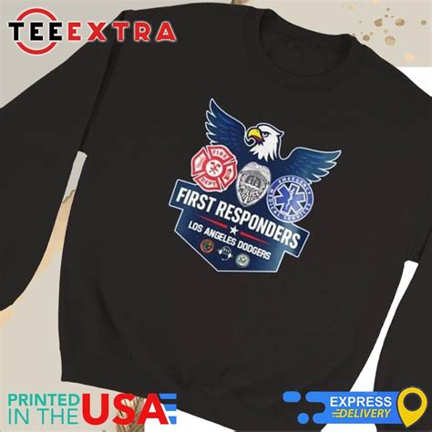 Official Los Angeles Dodgers First Responders Night 2025 Baseball Shirt