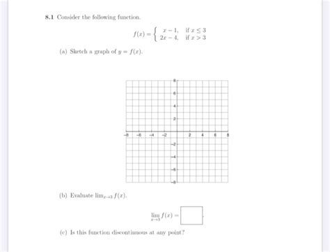 solved 8 1 consider the following function f x { a