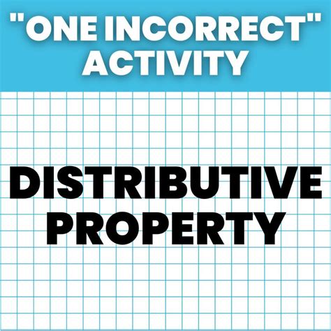 Distributive Property Practice Problems Math Love