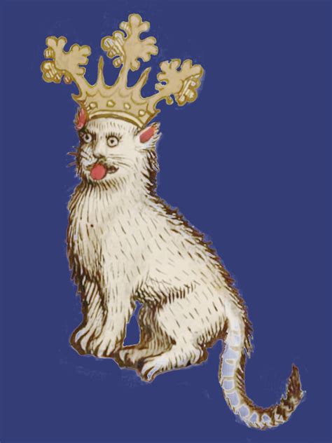Medieval Heraldic Cat T Shirt For Sale By Thewitchswolf Redbubble