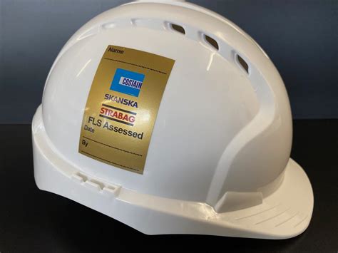 Safety Helmet Stickers Hard Hat Stickers Induction Stickers