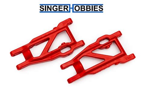 Traxxas 3655 Red Suspension Arms Frontrear Leftright 2 Heavy Duty