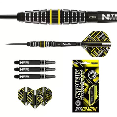 Red Dragon Astraeus Q4x Torpedo 90 Tungsten Steel Tip Darts 21 Grams