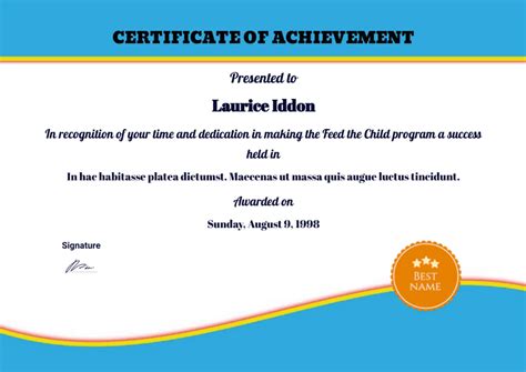 Certificate Of Partnership Template