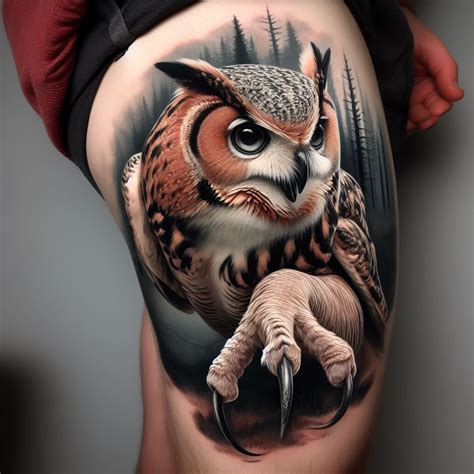 30 Stunning Owl Tattoo Ideas That Will Make You Fly 🦉 Owl Bird