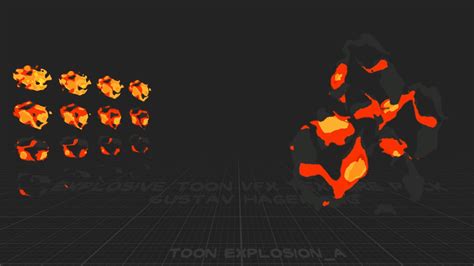 Explosive Toon Vfx Texture Pack
