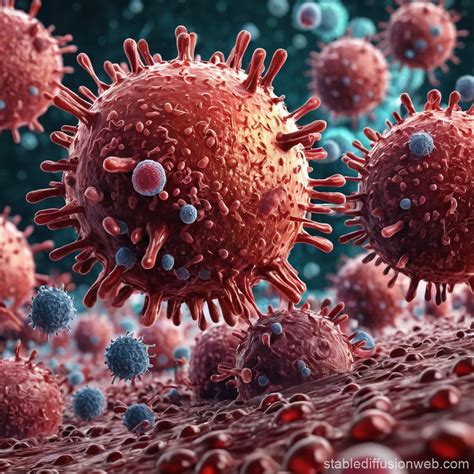 Leukocytes And B Cells In Cinematic Bloodstream Stable Diffusion Online