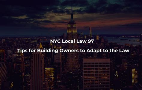 Nyc Ll97 Compliance For Energy Efficiency And Carbon Emissions