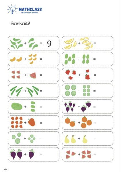 Matemātikas Uzdevumi Pamatu Apguvei Skaitļi No 1 10 Mācību Materiāli