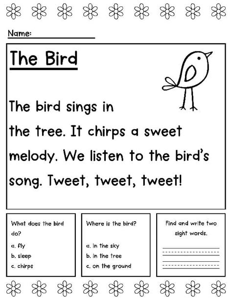 Spring Short Stories Reading Comprehension Passages By Learning From My