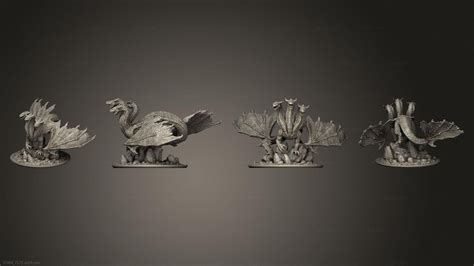 Figurines Heroes Monsters And Demons Slavic Zmij Base Stkm 7573 3d Stl Model For Cnc