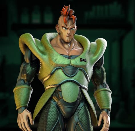 Arnoldo Atencio Android 16 Fan Art