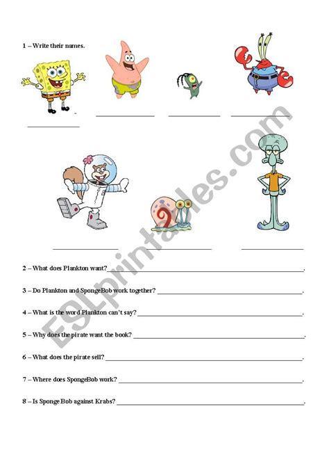 Spongebob Exercising