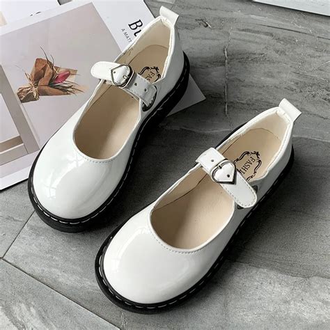 New Women Shoes Japanese School Students Uniform Shoes Uwabaki Jk Round