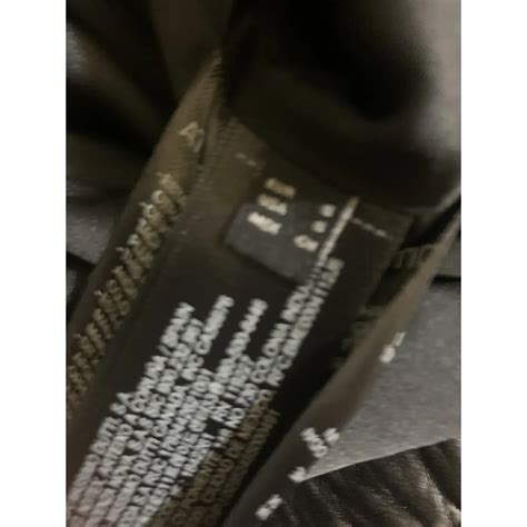 Leather Biker Jacket Massimo Dutti Black Size S International In