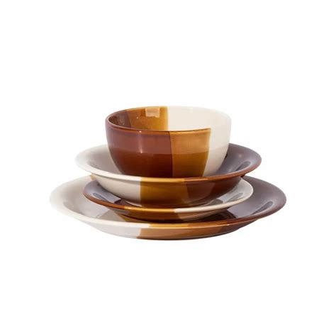 Gibson Home Yellowstone 16 Piece Dinnerware Stoneware Set