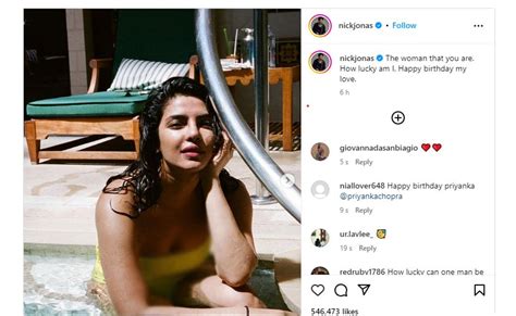 Nick Jonas Honors Wife Priyanka Chopra On 42nd Birthday How Lucky Am I