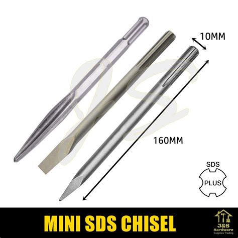 10x160mm Mini Sds Chisel Sds Plus Chisel Bit For Concrete Wall Tiles Brick Stone Removal