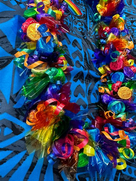 Rainbow Blast Hersheys Kiss Candy Lei Cheehoolife Cheehoolife