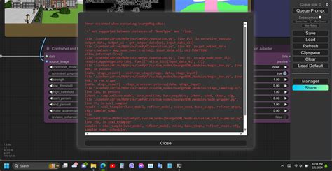 Typeerror Not Supported Between Instances Of Nonetype And Float Rcomfyui