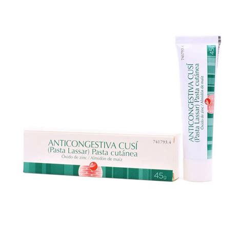 Comprar Anticongestiva Cusi Pasta Topica 1 Tubo 45 G Parafarmacia
