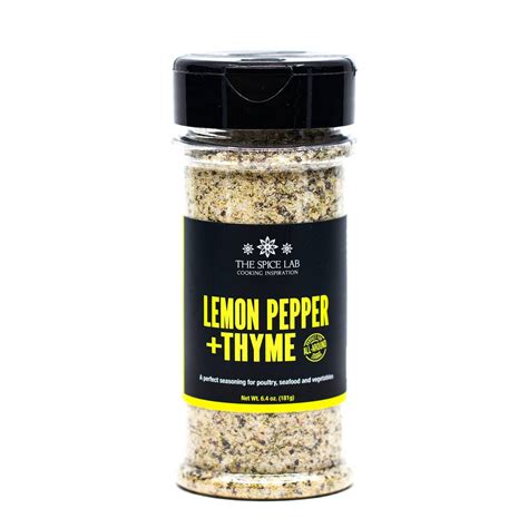 Lemon Pepper Thyme Seasoning Evilo Oils And Vinegars