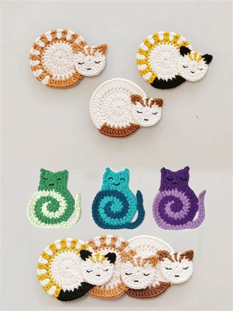 Best 13 Free Cat Coaster Crochet Pattern Artofit
