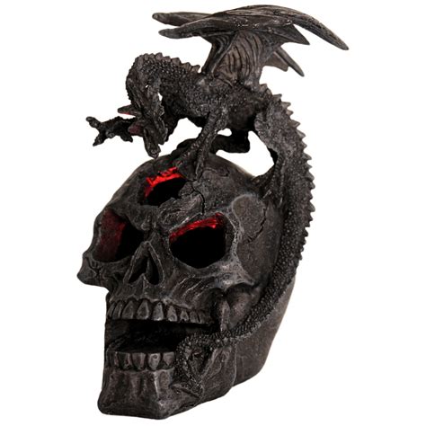 Skull And Dragon Led Light Gold And Silver Pawn Shop