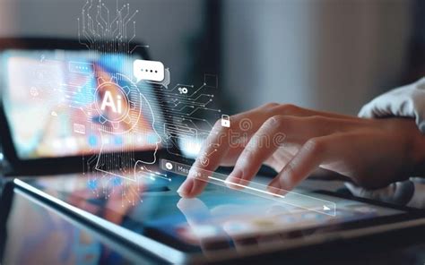 Human Interact With Ai Artificial Intelligence Virtual Assistant Eide