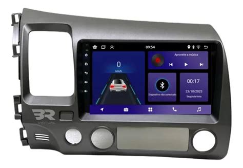 Kit Multimídia Honda Civic G8 2007 À 11 9pol Carplay S Fio Parcelamento Sem Juros