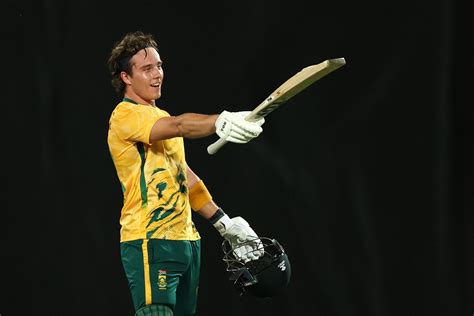 Aus Vs Sa Dewald Brevis Smashes 41 Ball Ton In 2nd T20i Registers