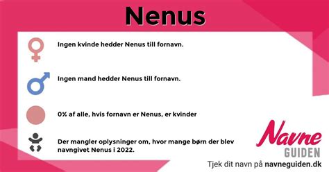 Nenus Statistik Betydning Popularitet Navneguiden Din Guide Til Danske Navne