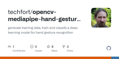 Github Techfort Opencv Mediapipe Hand Gesture Recognition Generate Training Data Train And