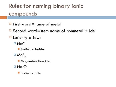 Acid And Ionic Nomenclature Ppt