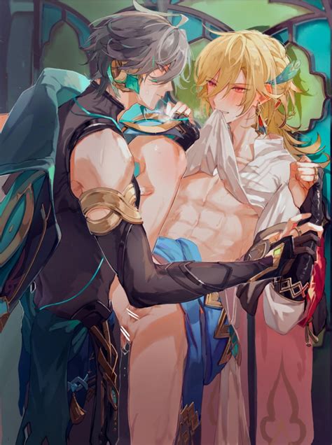Rule 34 2boys Abs Against Wall Alhaitham Genshin Impact Anal Anal