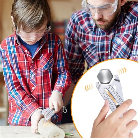 T Post Corner Brace Set Portable Precise Thread Size Checker Keychain 2024 Upgraded Thread Size