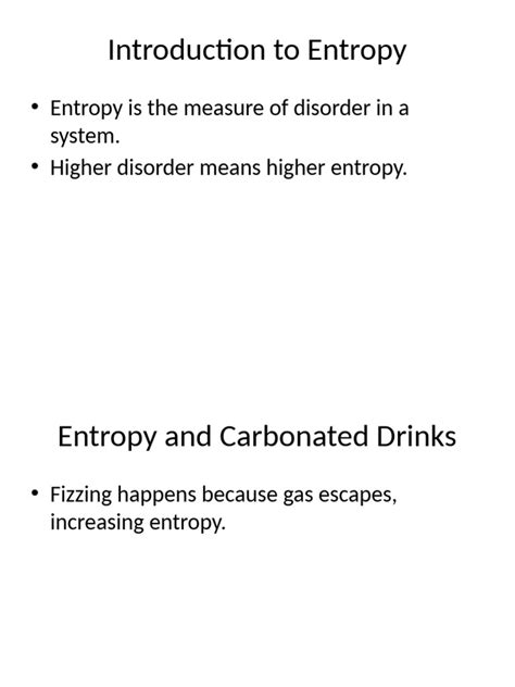 Simple Entropy Presentation Pdf